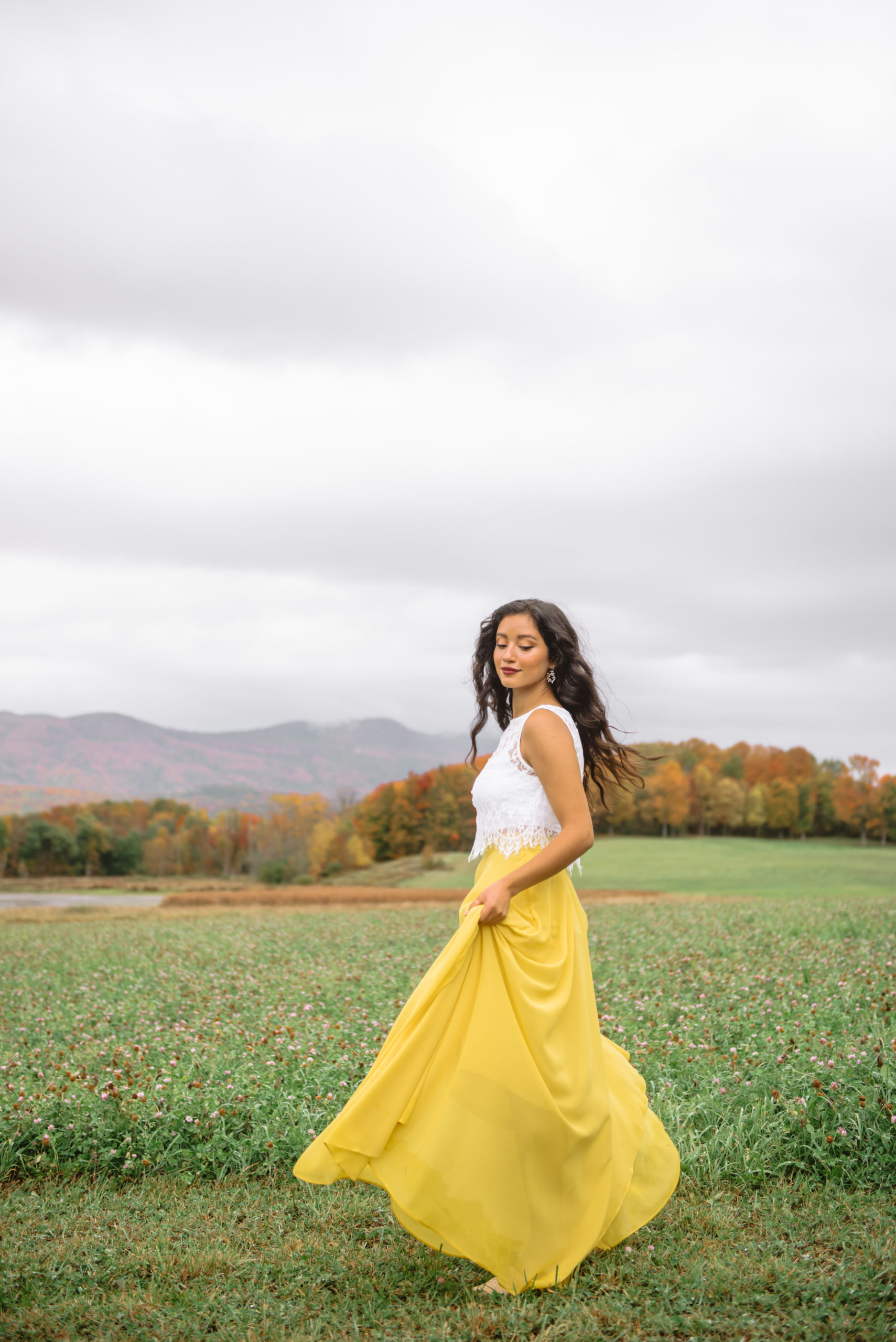 Colorful Autumnal Brunch Vermont Wedding Inspiration | Mei Lin Barral ...