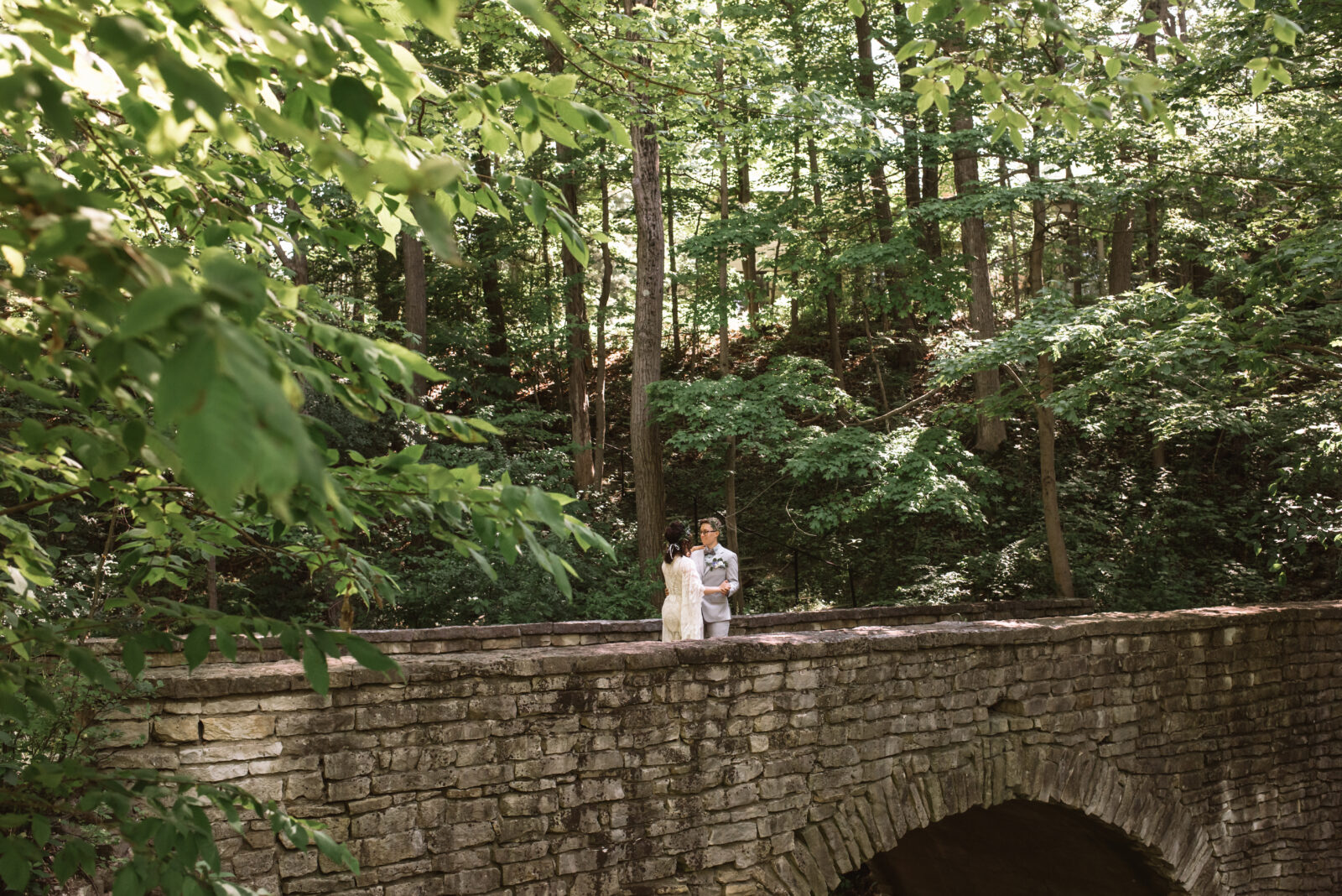 Queer Chicago Beach & Forest Intimate Wedding | Virginia & Rose | Mei ...